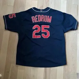 redrum | Shirts | Vintagestyle Redrum Baseball Jersey In Navy With Bold ...